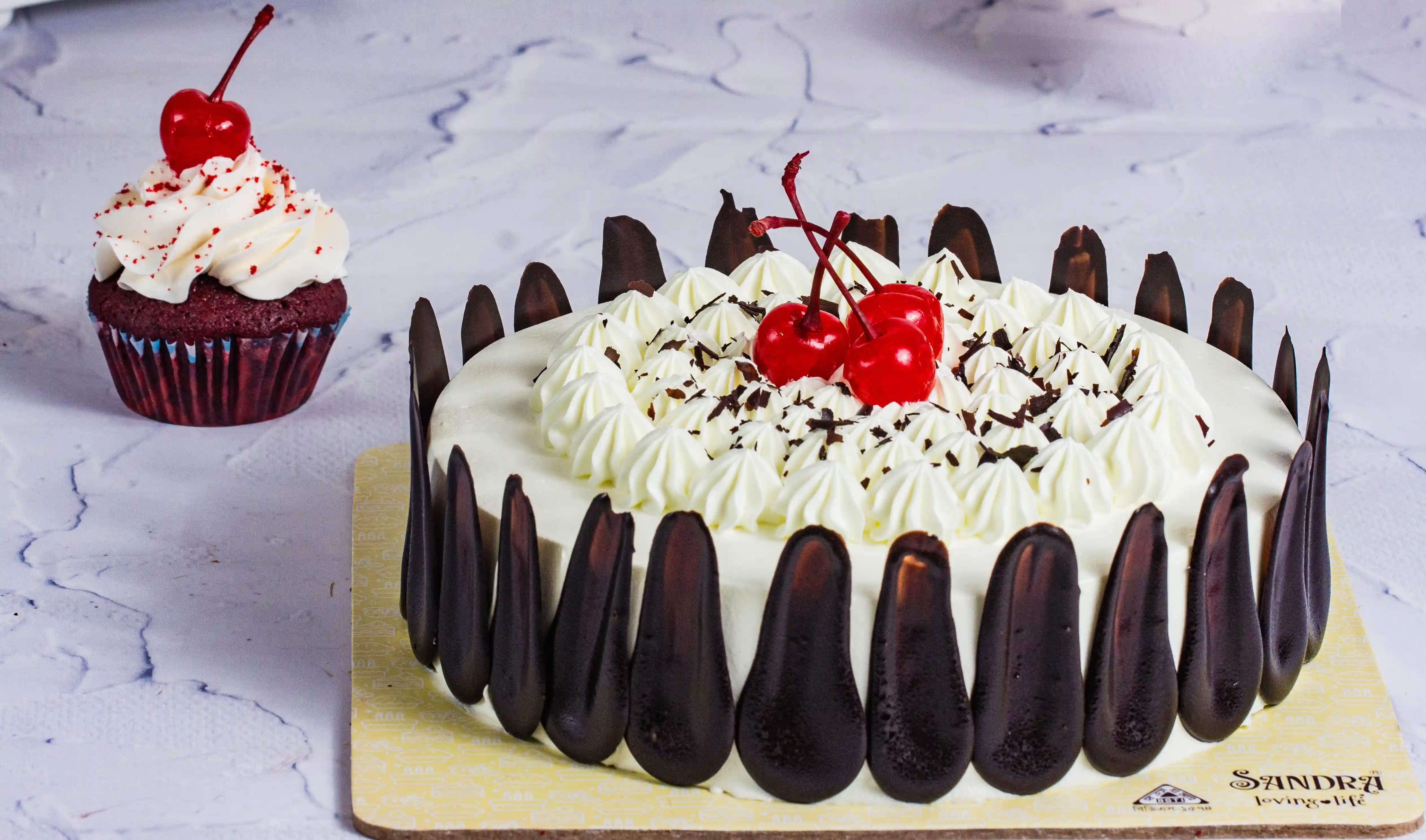 Black Forest Cake 300gm - Sandra Food Delivery